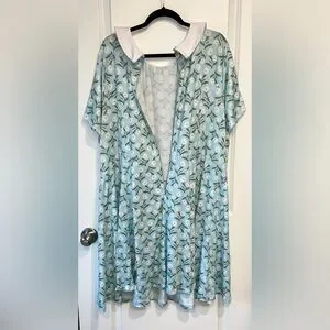 Unique Vintage | Dresses | Unique Vintage Light Blue Daisy Fit And ...
